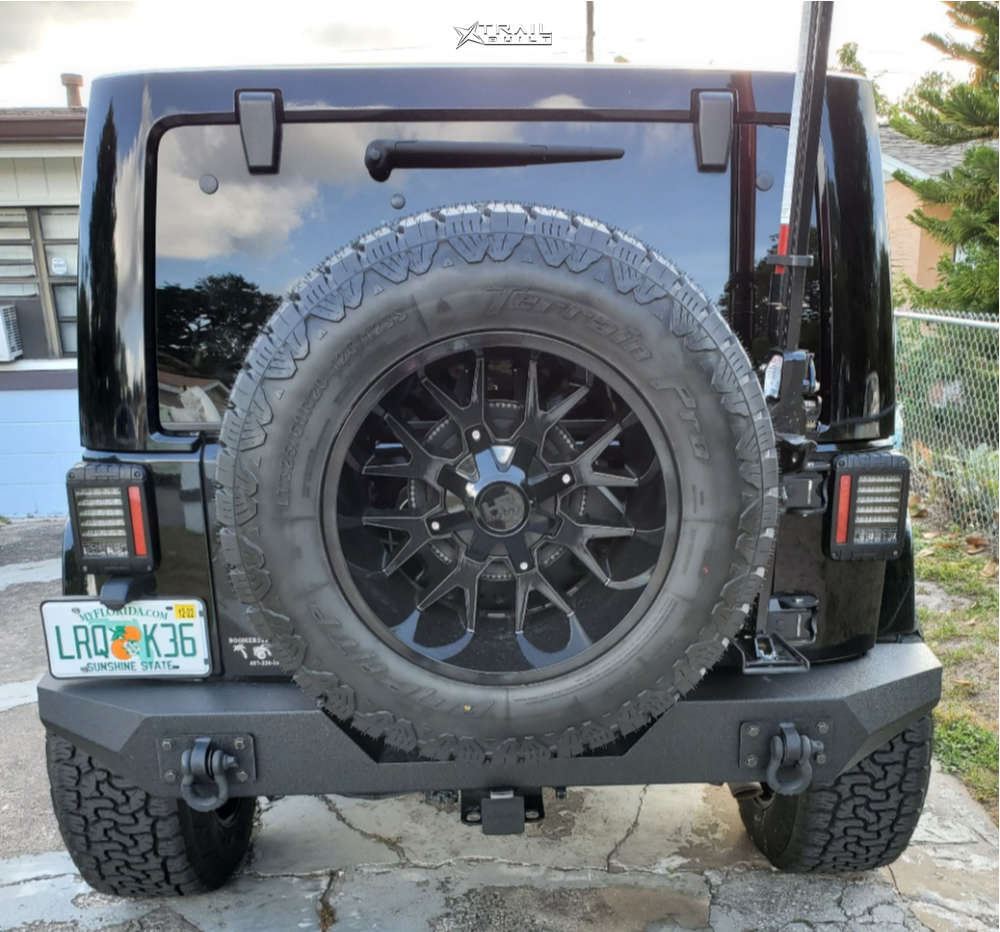 2012 Jeep Wrangler JK Wheel Offset Aggressive > 1" Outside Fender ...