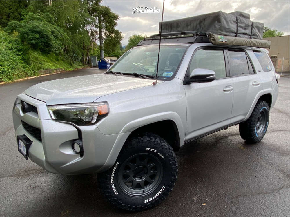 2014 Toyota 4Runner Wheel Offset Slightly Aggressive Suspension Lift 2. ...