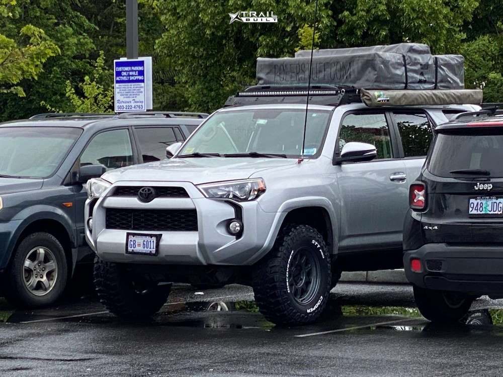 2014 Toyota 4Runner Wheel Offset Slightly Aggressive Suspension Lift 2. ...