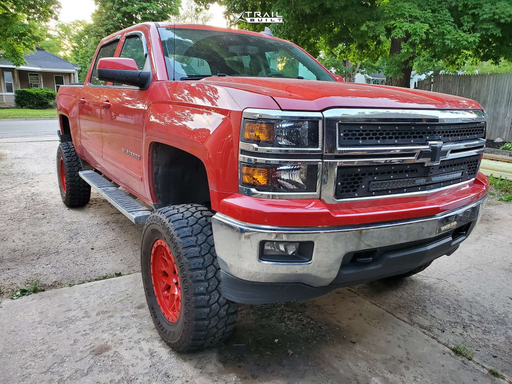 2015 Chevrolet Silverado 1500 Wheel Offset Aggressive > 1" Outside ...