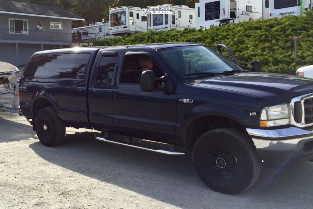 2002 Ford F-250 Super Duty Wheel Offset Aggressive > 1" Outside Fender ...