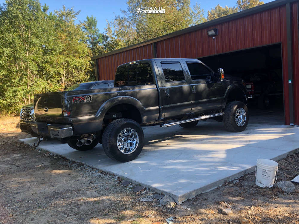 2016 Ford F-250 Super Duty Wheel Offset Aggressive > 1" Outside Fender ...