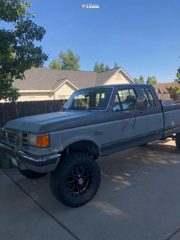 1991 Ford F-250 Wheel Offset Aggressive > 1" Outside Fender Suspension ...