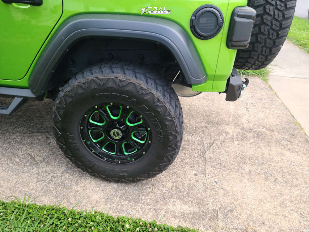 2019 Jeep Wrangler Wheel Offset Aggressive > 1" Outside Fender ...