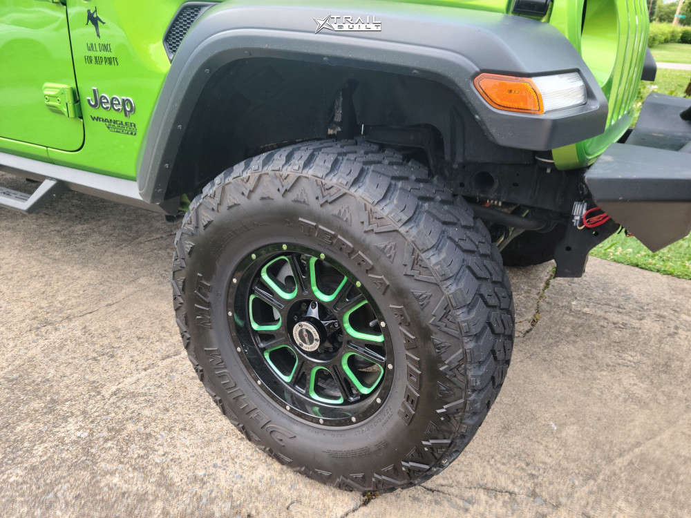 2019 Jeep Wrangler Wheel Offset Aggressive > 1" Outside Fender ...
