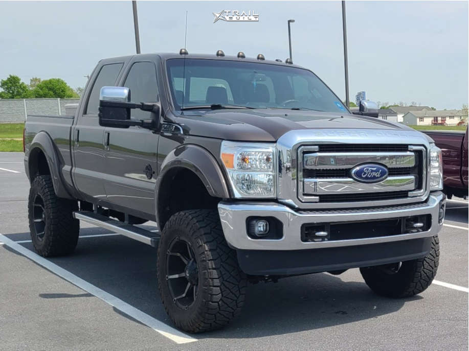 2016 Ford F-350 Super Duty Wheel Offset Aggressive > 1" Outside Fender ...