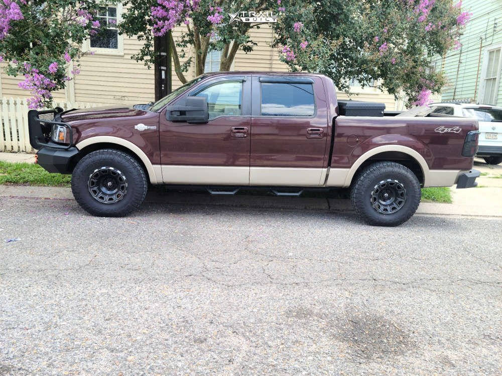 2008 Ford F-150 Wheel Offset Aggressive > 1" Outside Fender Stock ...