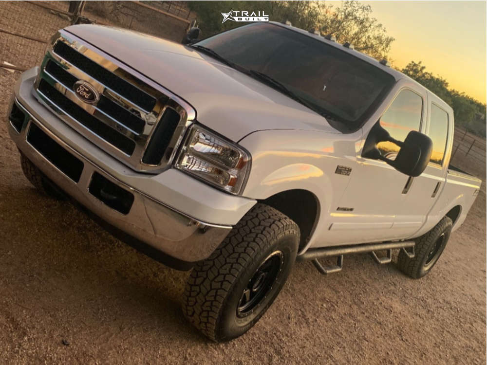 2002 Ford F-250 Super Duty Wheel Offset Aggressive > 1" Outside Fender ...