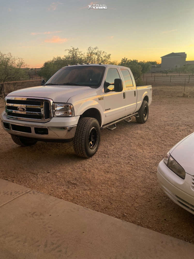 2002 Ford F-250 Super Duty Wheel Offset Aggressive > 1" Outside Fender ...