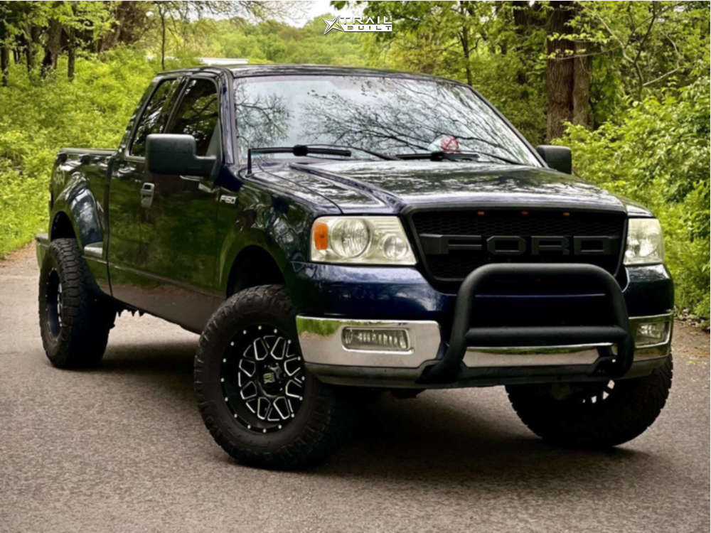 2004 Ford F-150 Wheel Offset Aggressive > 1" Outside Fender Leveling ...