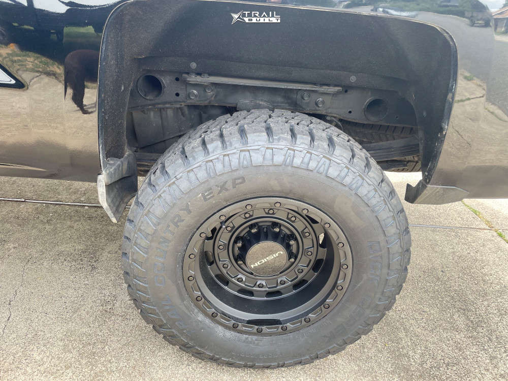 2017 Chevrolet Silverado 2500 HD Wheel Offset Aggressive > 1" Outside ...