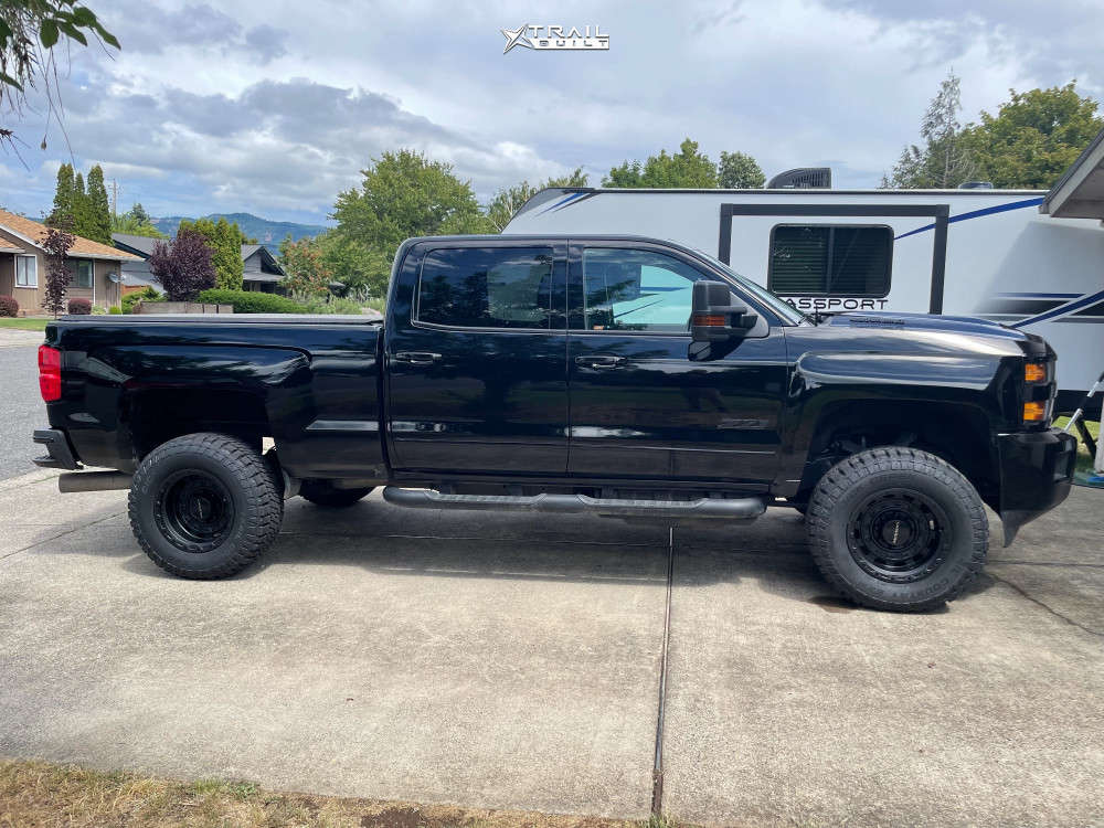 2017 Chevrolet Silverado 2500 HD Wheel Offset Aggressive > 1" Outside ...