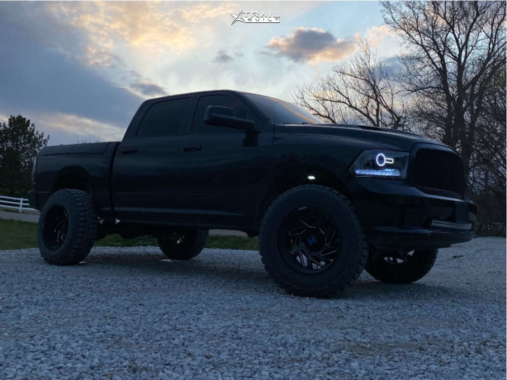2016 Ram 1500 Wheel Offset Hella Stance >5" Suspension Lift 6 ...