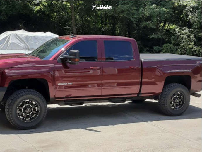 2016 Chevrolet Silverado 2500 HD Wheel Offset Aggressive > 1" Outside ...