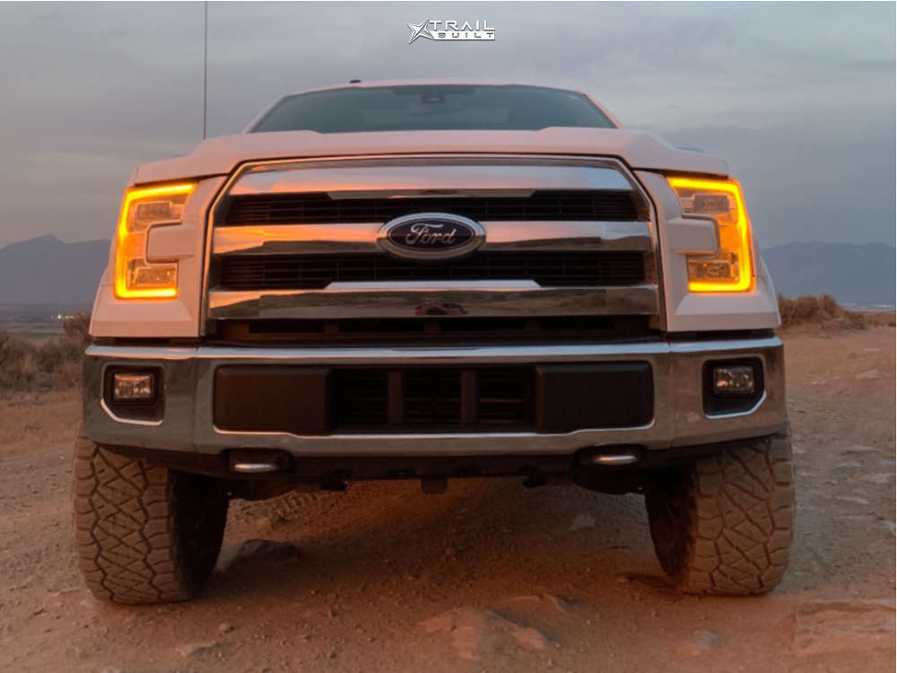 2015 Ford F-150 Wheel Offset Slightly Aggressive Leveling Kit | 1750058 ...
