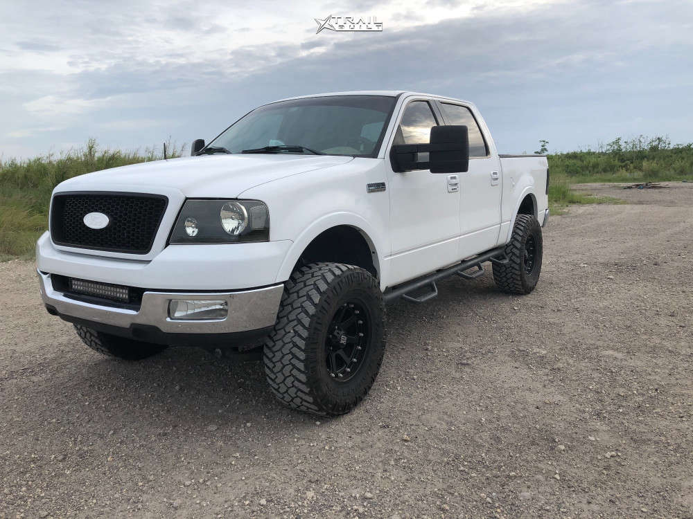 2005 Ford F-150 Wheel Offset Aggressive > 1" Outside Fender Suspension ...
