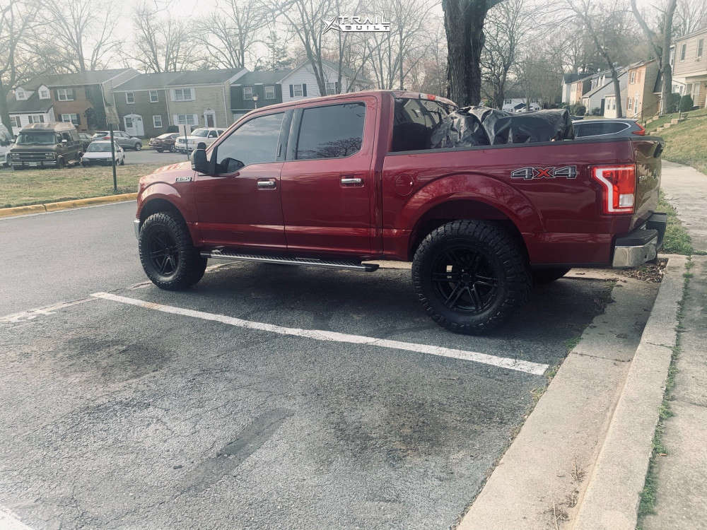 2017 Ford F-150 Wheel Offset Aggressive > 1" Outside Fender Leveling ...