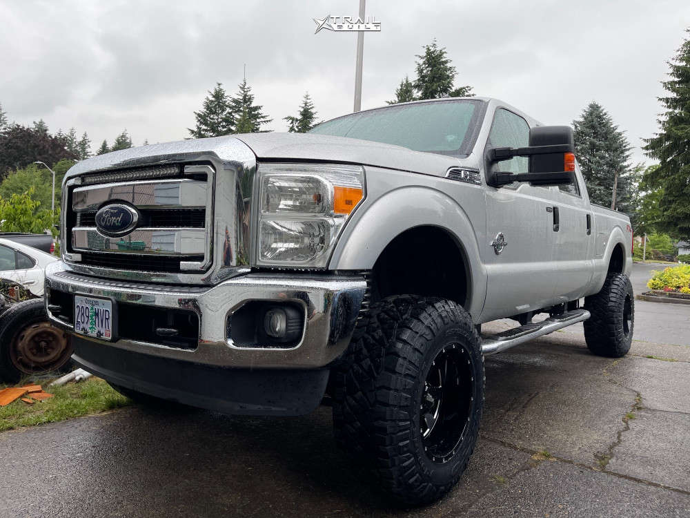 2015 Ford F-250 Super Duty Wheel Offset Aggressive > 1" Outside Fender ...