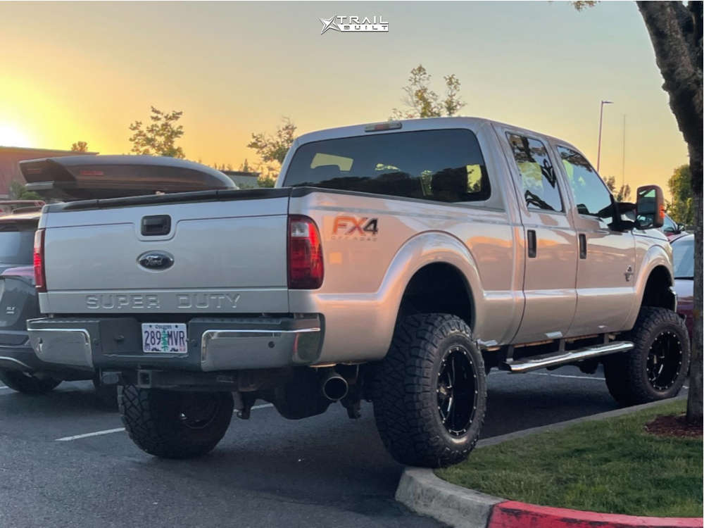 2015 Ford F-250 Super Duty Wheel Offset Aggressive > 1" Outside Fender ...