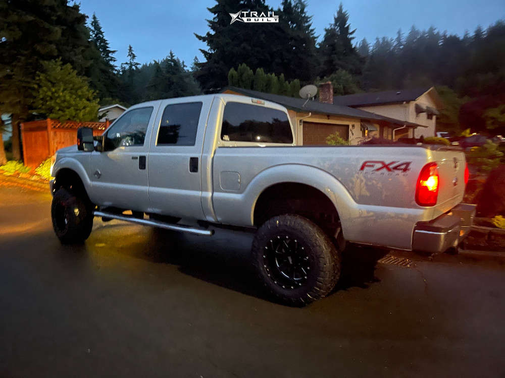 2015 Ford F-250 Super Duty Wheel Offset Aggressive > 1" Outside Fender ...