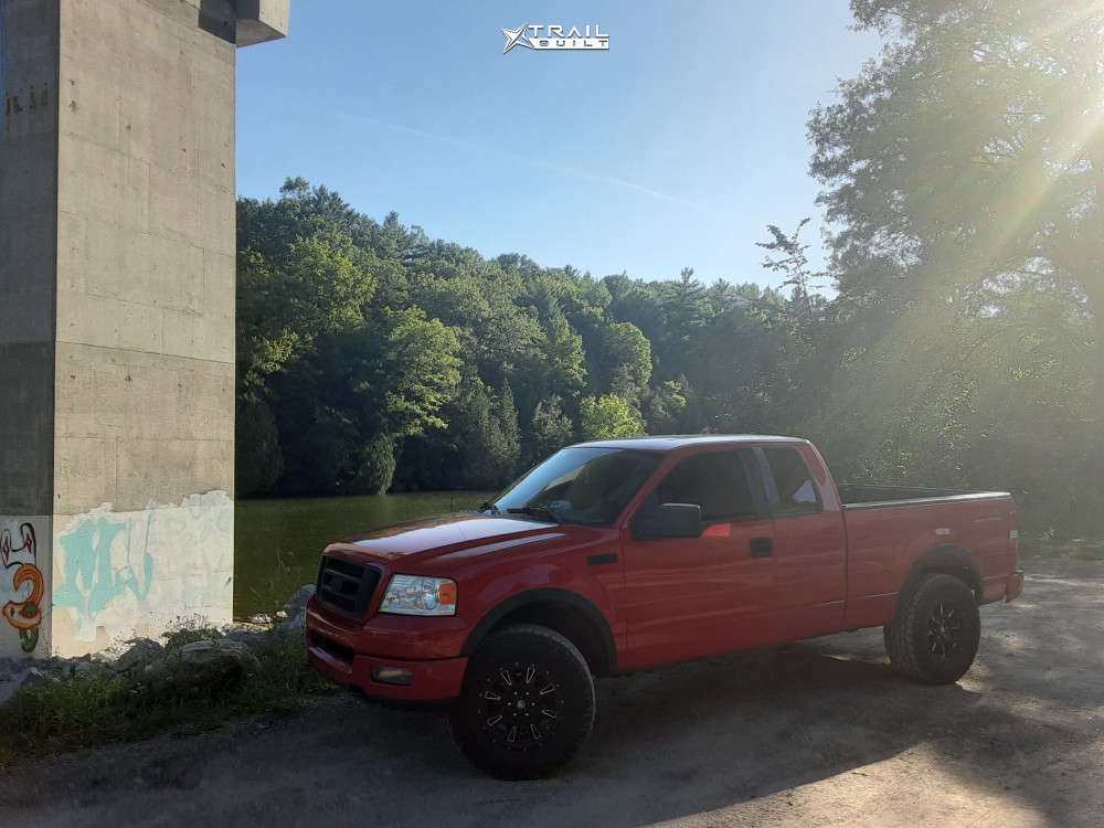 2005 Ford F-150 Wheel Offset Slightly Aggressive Leveling Kit | 1772785 ...