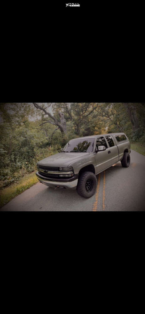 2000 Chevrolet Silverado 1500 Wheel Offset Aggressive > 1" Outside ...