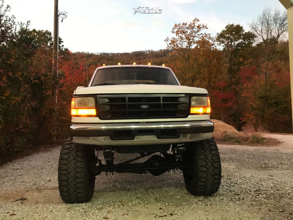 1997 Ford F-350 Wheel Offset Hella Stance >5" Suspension Lift 10 ...