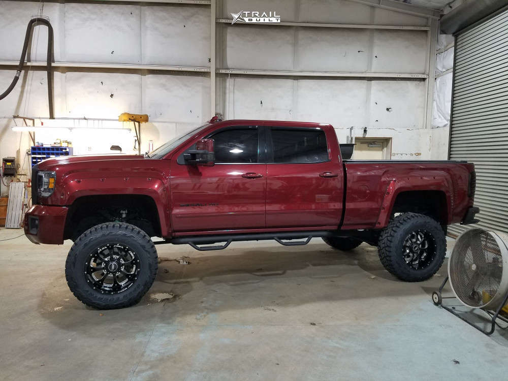 2015 GMC Sierra 3500 HD Wheel Offset Aggressive > 1" Outside Fender ...