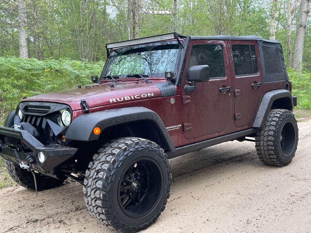 2007 Jeep Wrangler JK Wheel Offset Aggressive > 1" Outside Fender Suspension Lift 3.5" | 1794702 ...