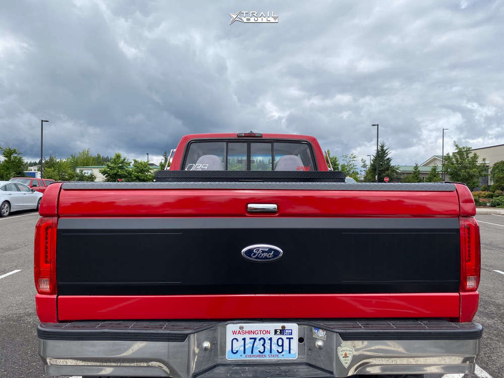 1996 Ford F-350 Wheel Offset Super Aggressive 3"-5" Suspension Lift 6 ...