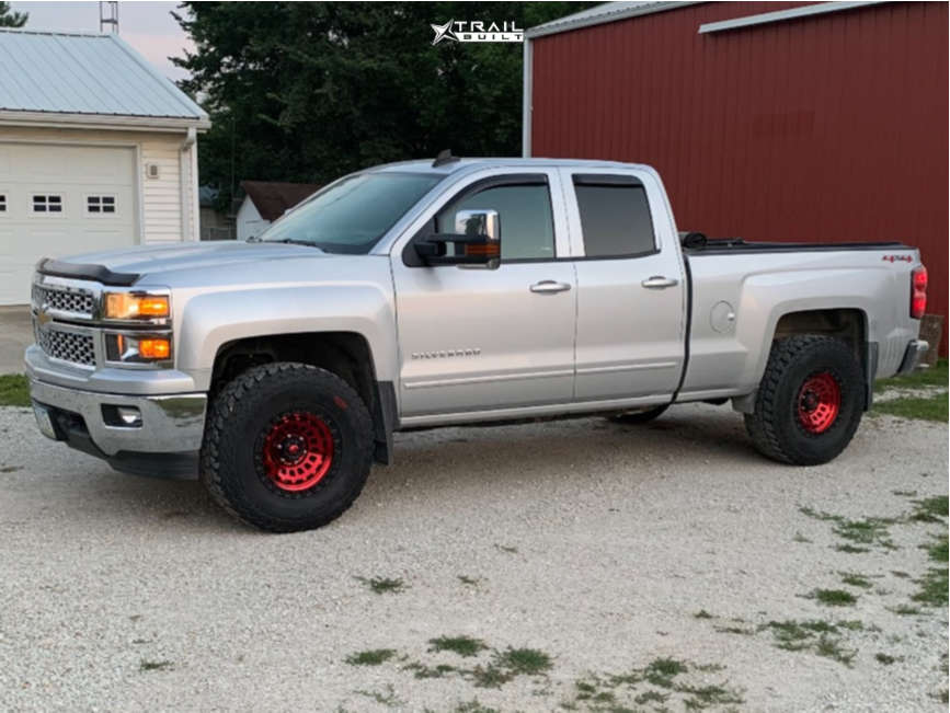 2015 Chevrolet Silverado 1500 Wheel Offset Aggressive > 1" Outside ...