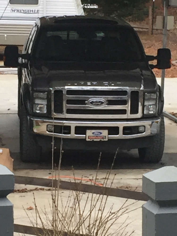 2008 Ford F-250 Super Duty Wheel Offset Aggressive > 1" Outside Fender ...