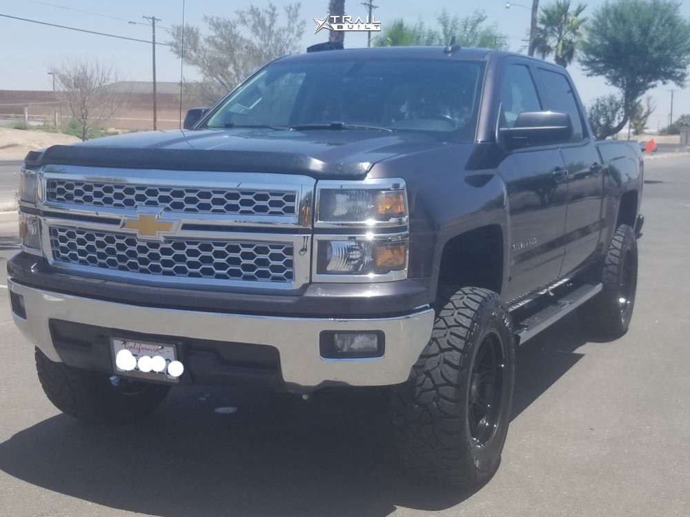 2015 Chevrolet Silverado 1500 Wheel Offset Aggressive > 1" Outside ...