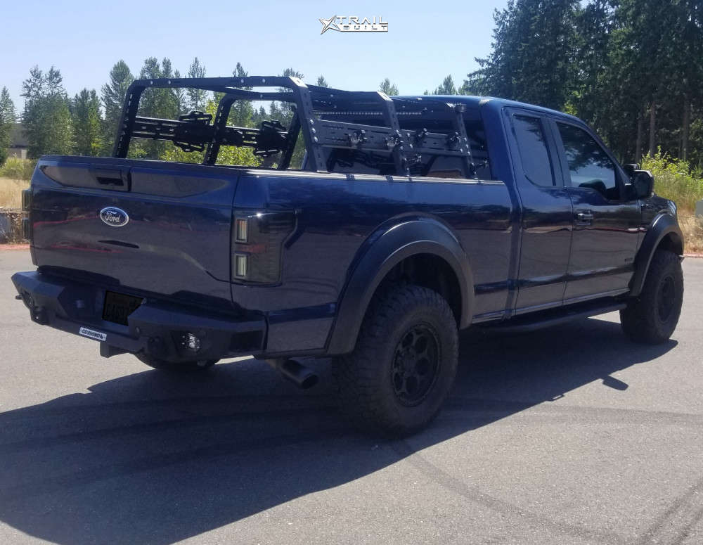2016 Ford F-150 Wheel Offset Aggressive > 1" Outside Fender Leveling ...