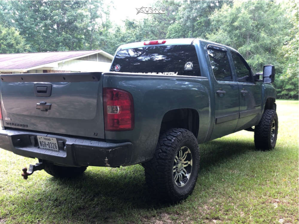 2008 Chevrolet Silverado 1500 Wheel Offset Aggressive > 1" Outside ...