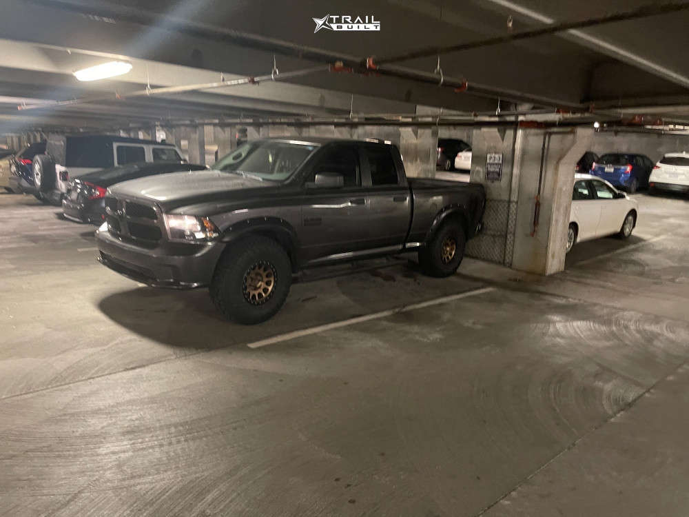 2017 Ram 1500 Wheel Offset Aggressive > 1" Outside Fender Leveling Kit ...