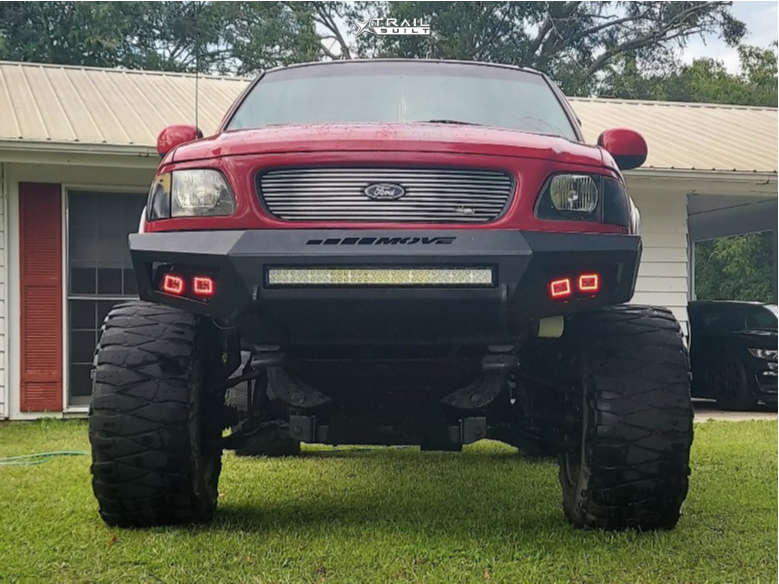 1997 Ford F-150 Wheel Offset Super Aggressive 3"-5" Suspension Lift 7 ...