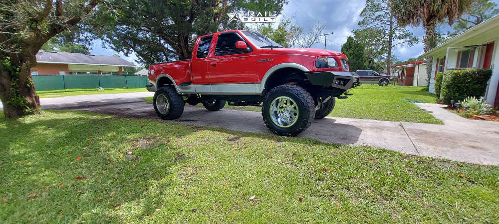 1997 Ford F-150 Wheel Offset Super Aggressive 3"-5" Suspension Lift 7 ...