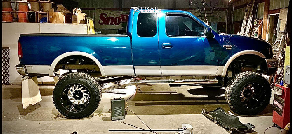 2000 Ford F-150 Wheel Offset Super Aggressive 3"-5" Suspension Lift 6 ...