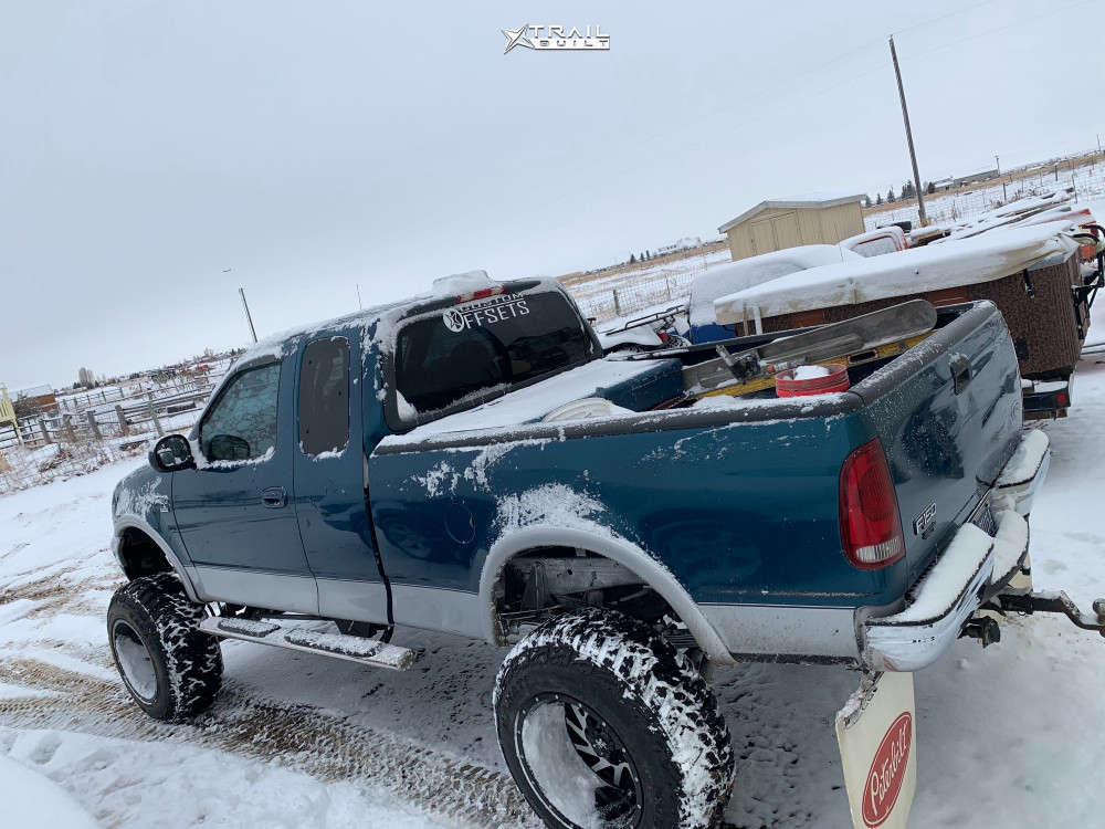 2000 Ford F-150 Wheel Offset Super Aggressive 3"-5" Suspension Lift 6 ...