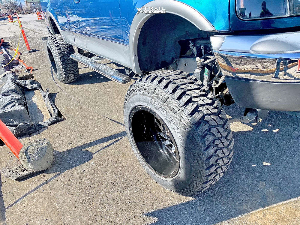 2000 Ford F-150 Wheel Offset Super Aggressive 3"-5" Suspension Lift 6 ...