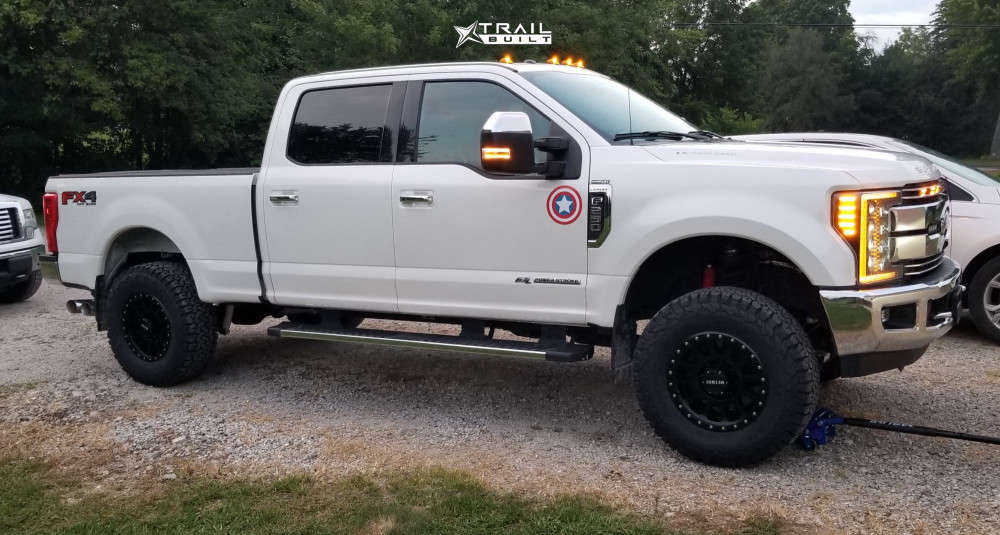 2017 Ford F-250 Super Duty Wheel Offset Aggressive > 1" Outside Fender ...