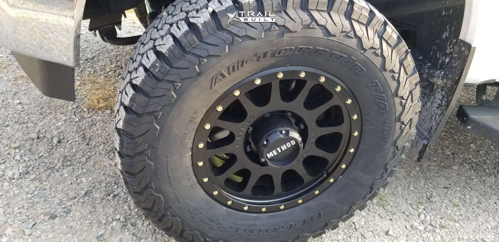 2017 Ford F-250 Super Duty Wheel Offset Aggressive > 1" Outside Fender ...