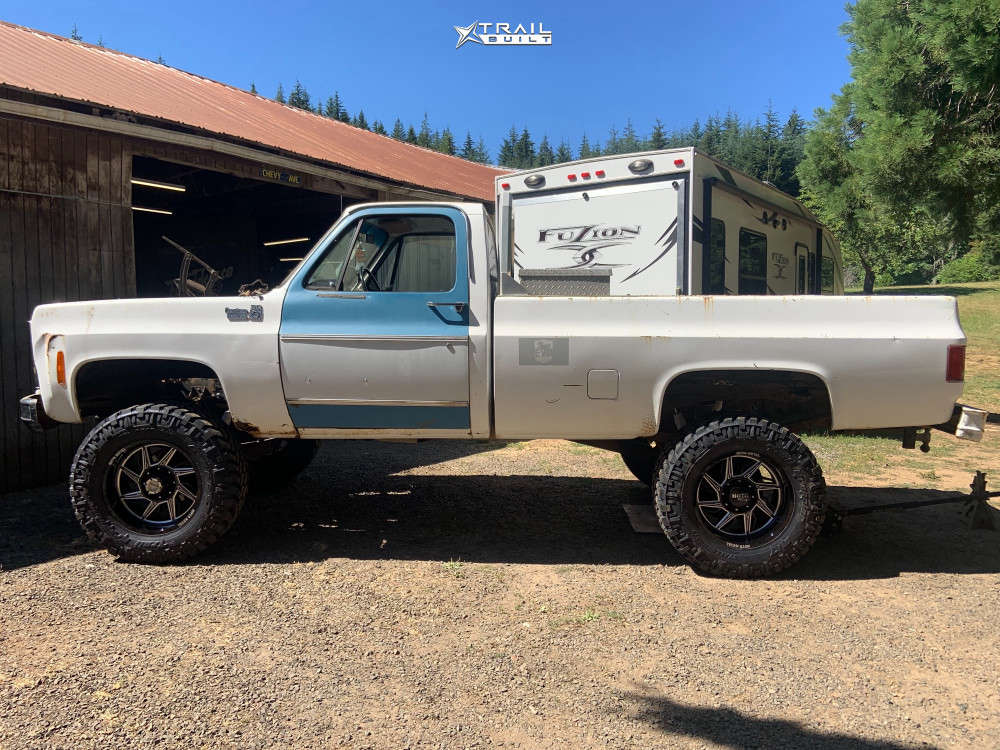 1980 Chevrolet K30 Wheel Offset Aggressive > 1" Outside Fender ...