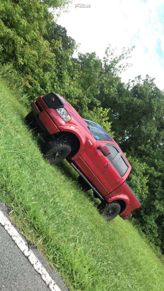 2008 Ford F-150 Wheel Offset Aggressive > 1" Outside Fender Suspension ...