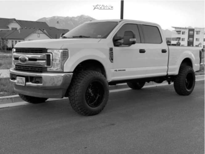 2017 Ford F-250 Super Duty Wheel Offset Super Aggressive 3"-5" Leveling ...