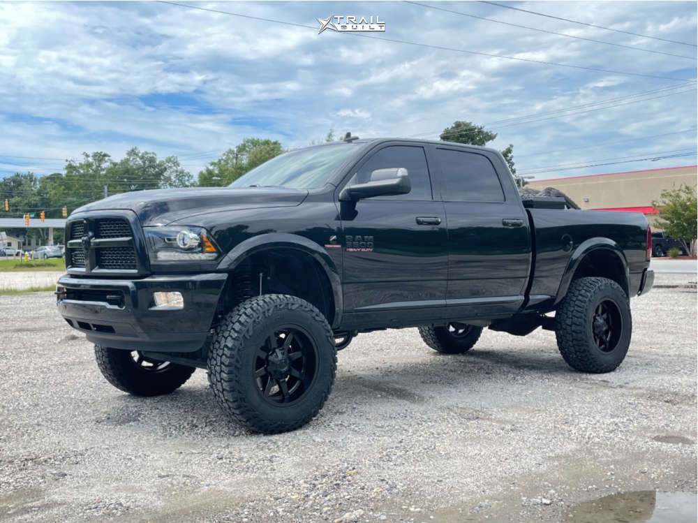 2017 Ram 3500 Wheel Offset Aggressive > 1" Outside Fender Suspension ...