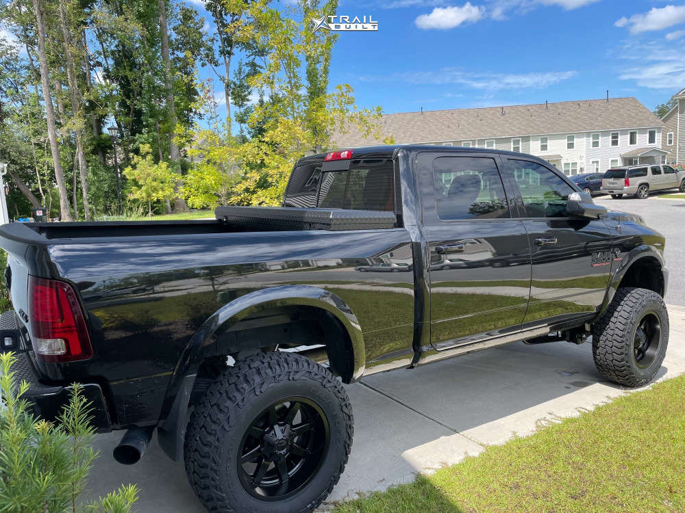 2017 Ram 3500 Wheel Offset Aggressive > 1" Outside Fender Suspension ...