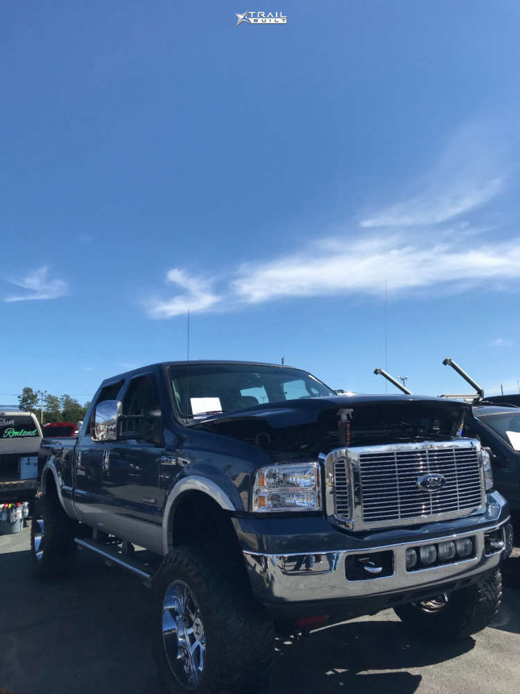 2006 Ford F-250 Super Duty Wheel Offset Aggressive > 1" Outside Fender ...