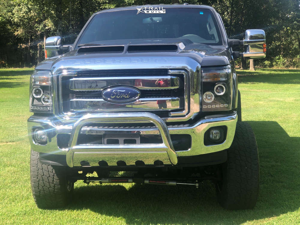 2016 Ford F-250 Super Duty Wheel Offset Aggressive > 1" Outside Fender ...